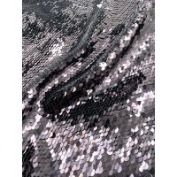 Stoff Cocktail Abendmode Fashion Pailletten zweifarbig - 231.00 € → ...